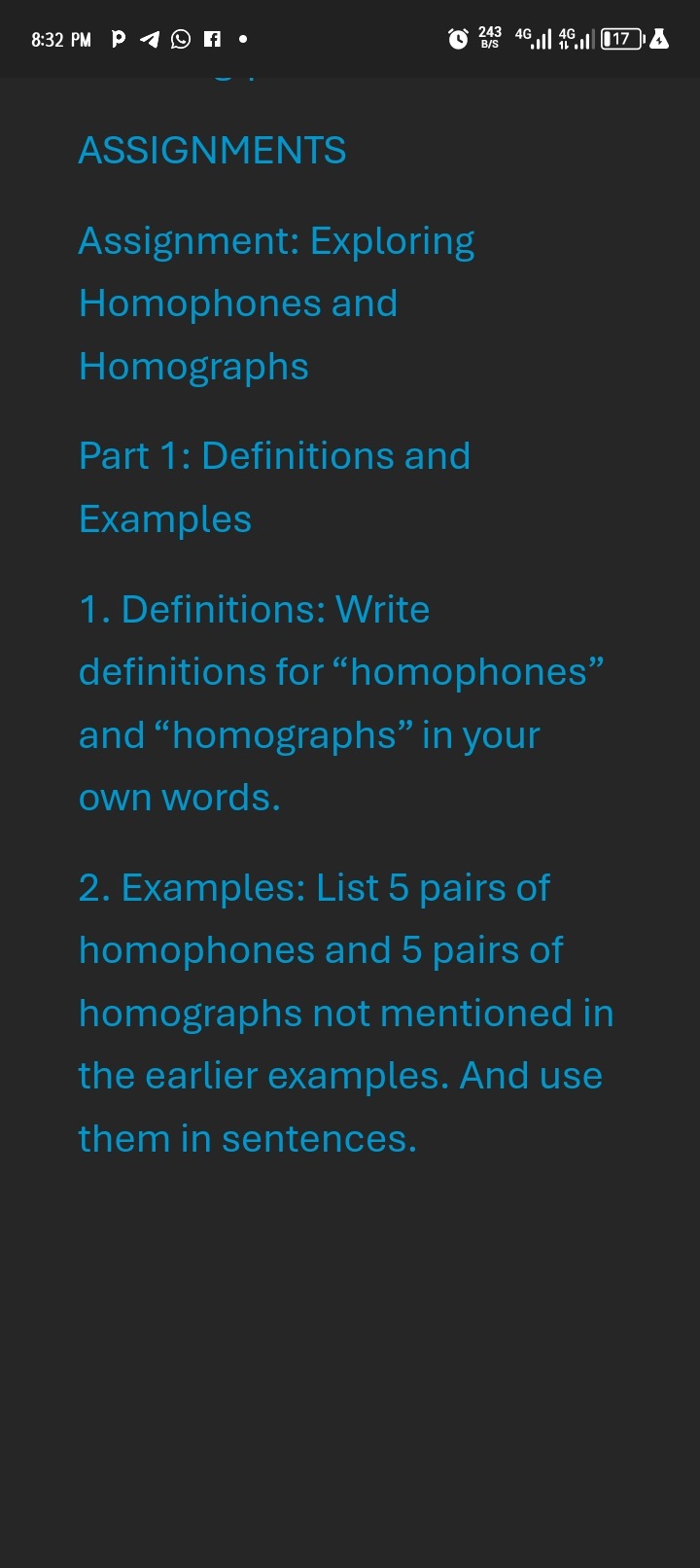 HOMOPHONES AND HOMOGRAPHS - Alphasolutionshub